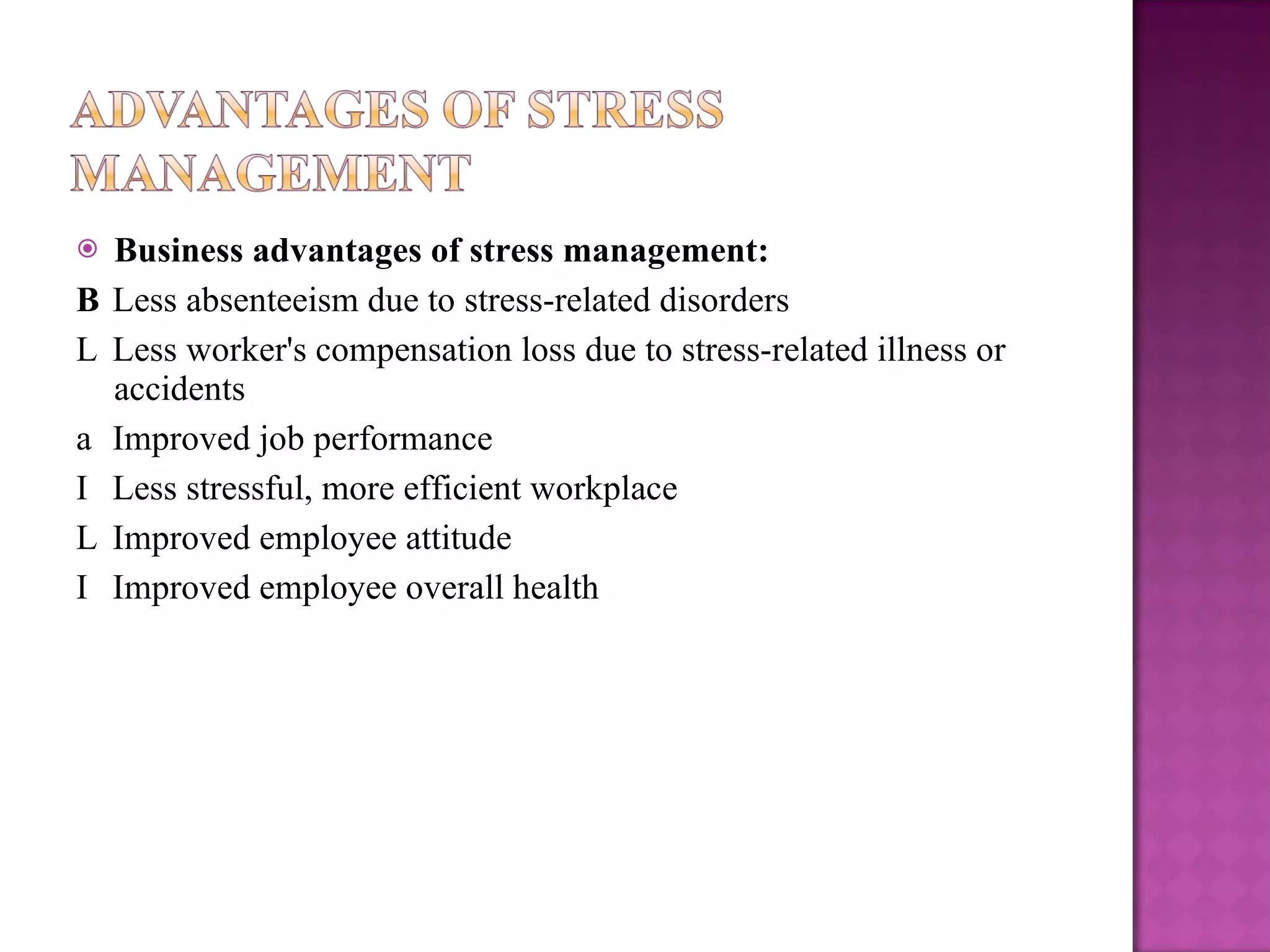 Stress management ppt | PPT