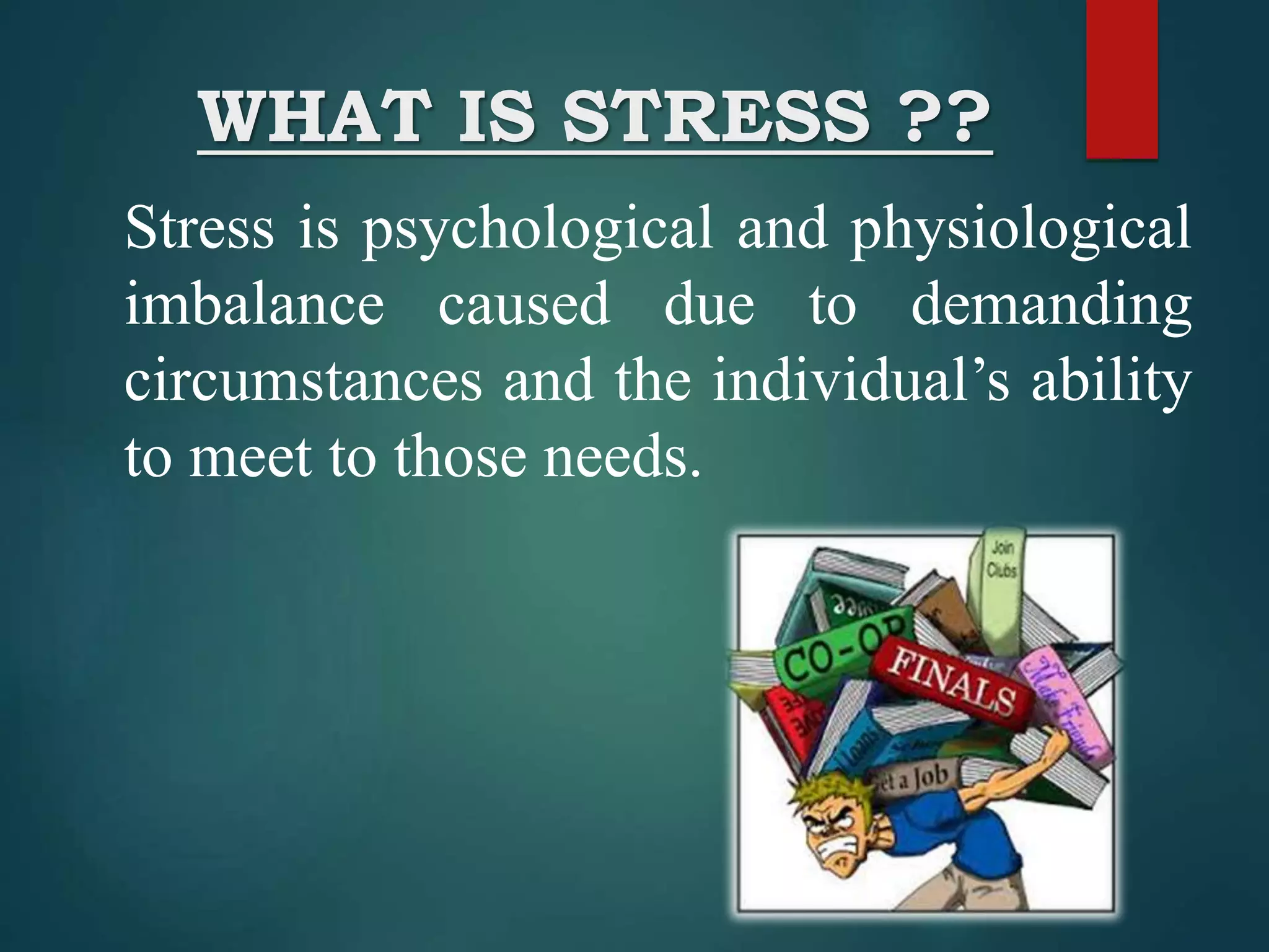 Stress management ppt | PPTX | Diseases and Conditions | Medical Health