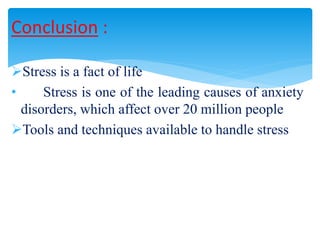 Stress management ppt | PPTX