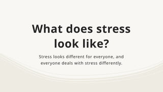 Stress Management stress management topic in english presentation | PPTX