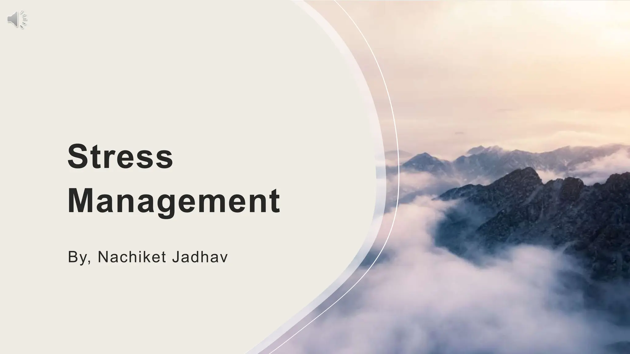 Stress Management PPT by NACHIKETAa.ppsx