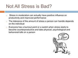 Stress Management Presentation | PPTX