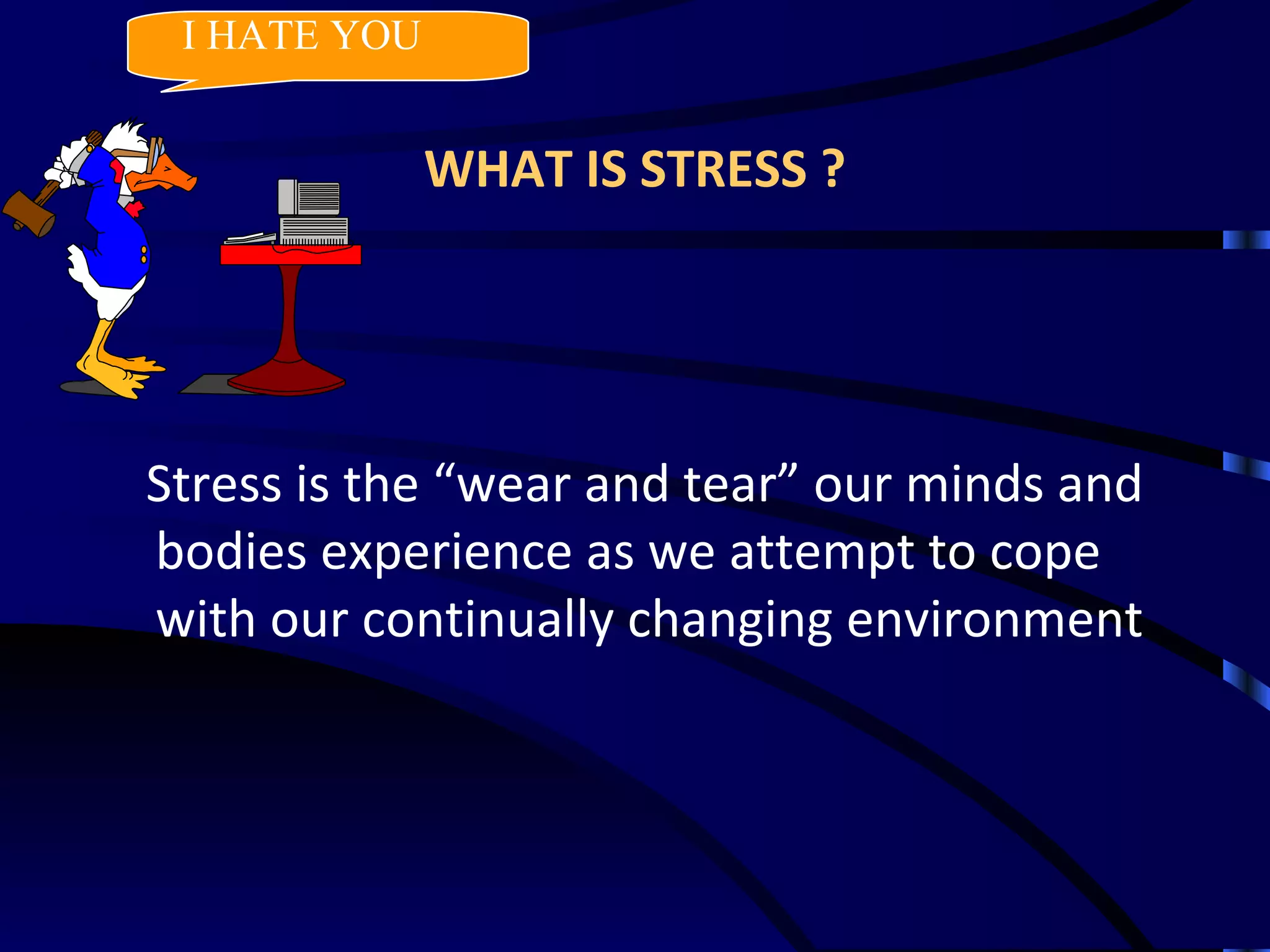 Stress Management Presentation | PPT