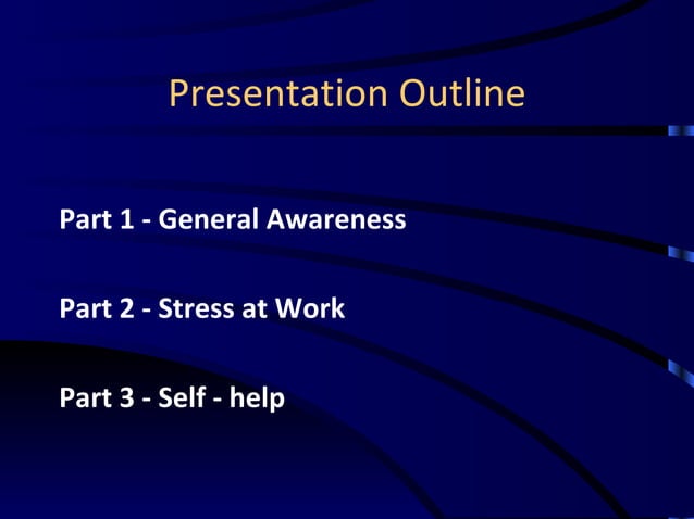 Stress Management Presentation | PPT | Mental Health | Diseases and ...