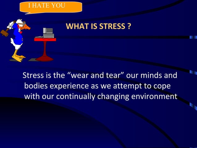 Stress Management Presentation | PPT | Mental Health | Diseases and ...