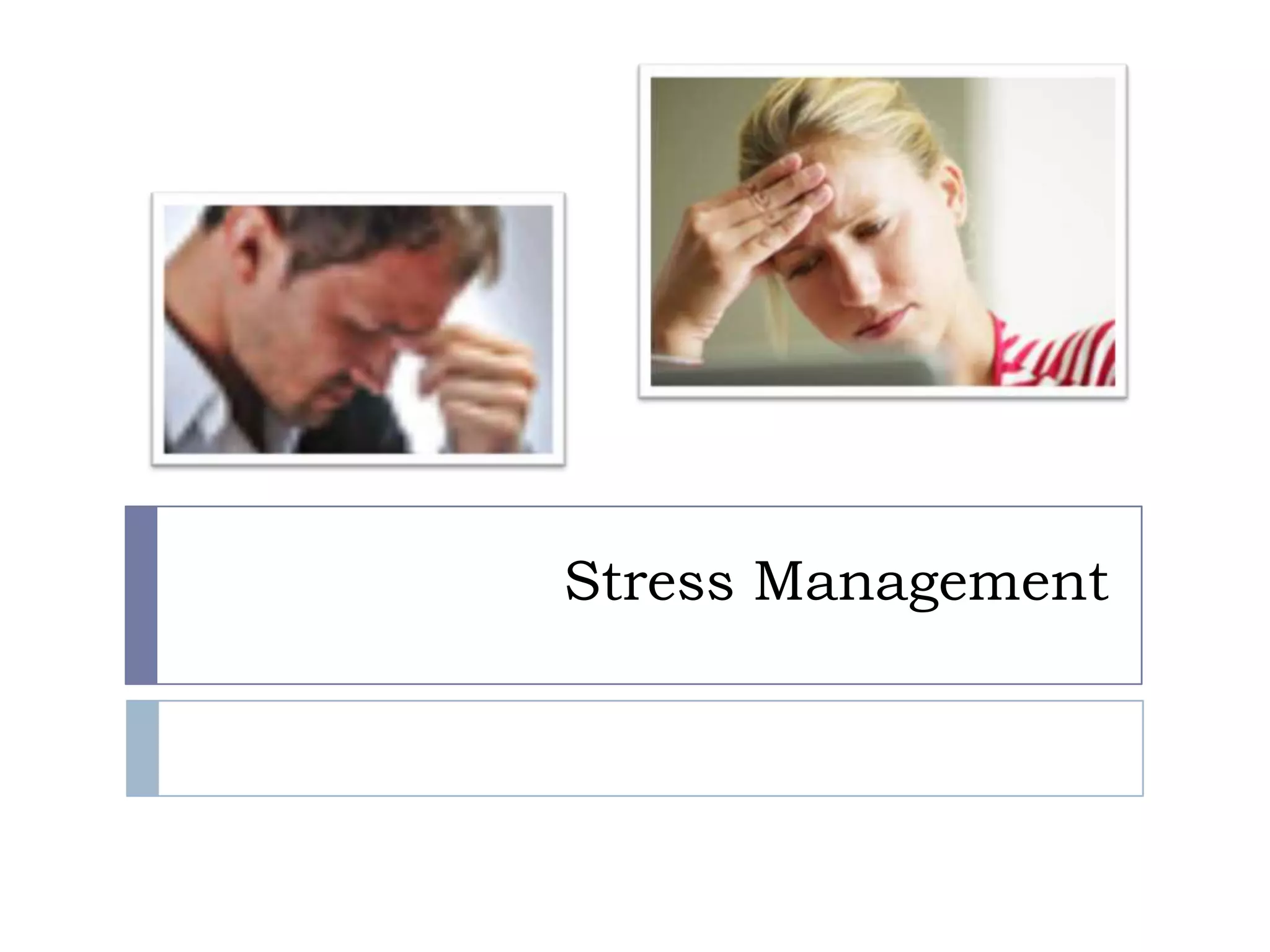 Stress management presentation | PPTX
