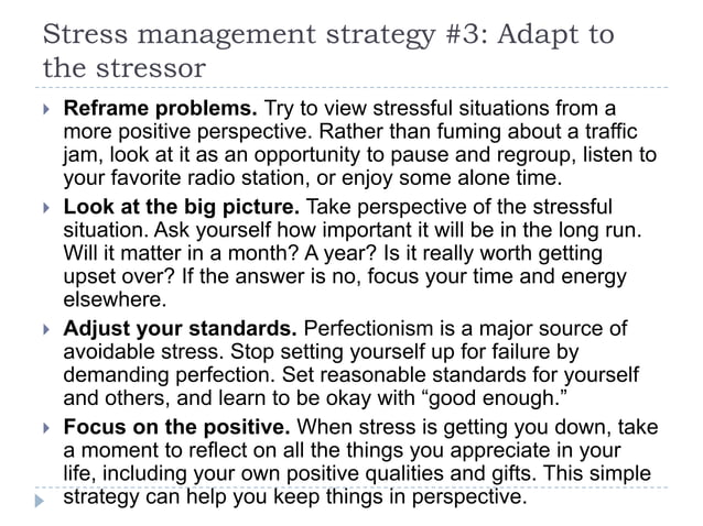 Stress management presentation | PPTX | Heart and Cardiovascular ...