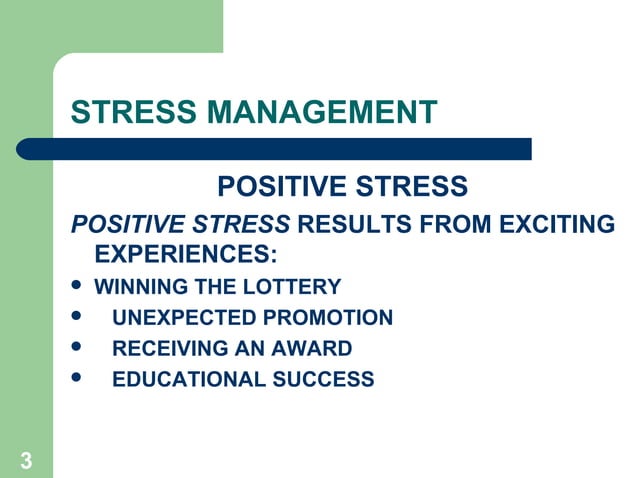 Stress management presentation | PPS | Mental Health | Diseases and ...