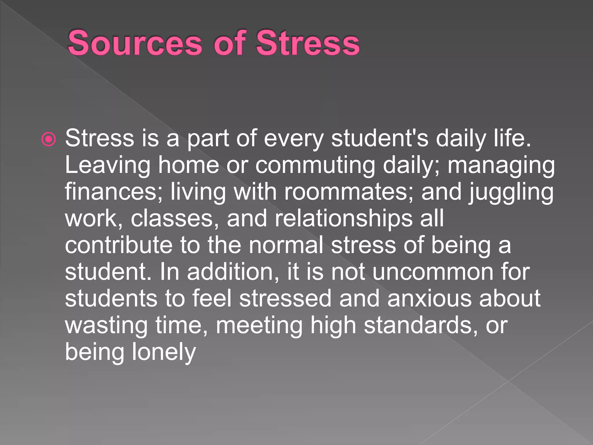 Stress management presentation | PPT