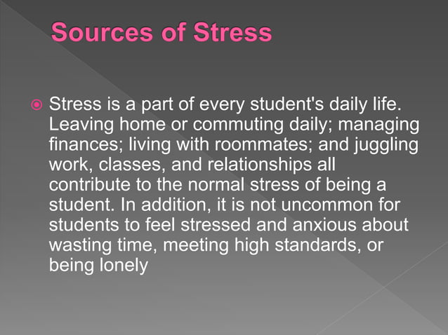 Stress management presentation | PPT