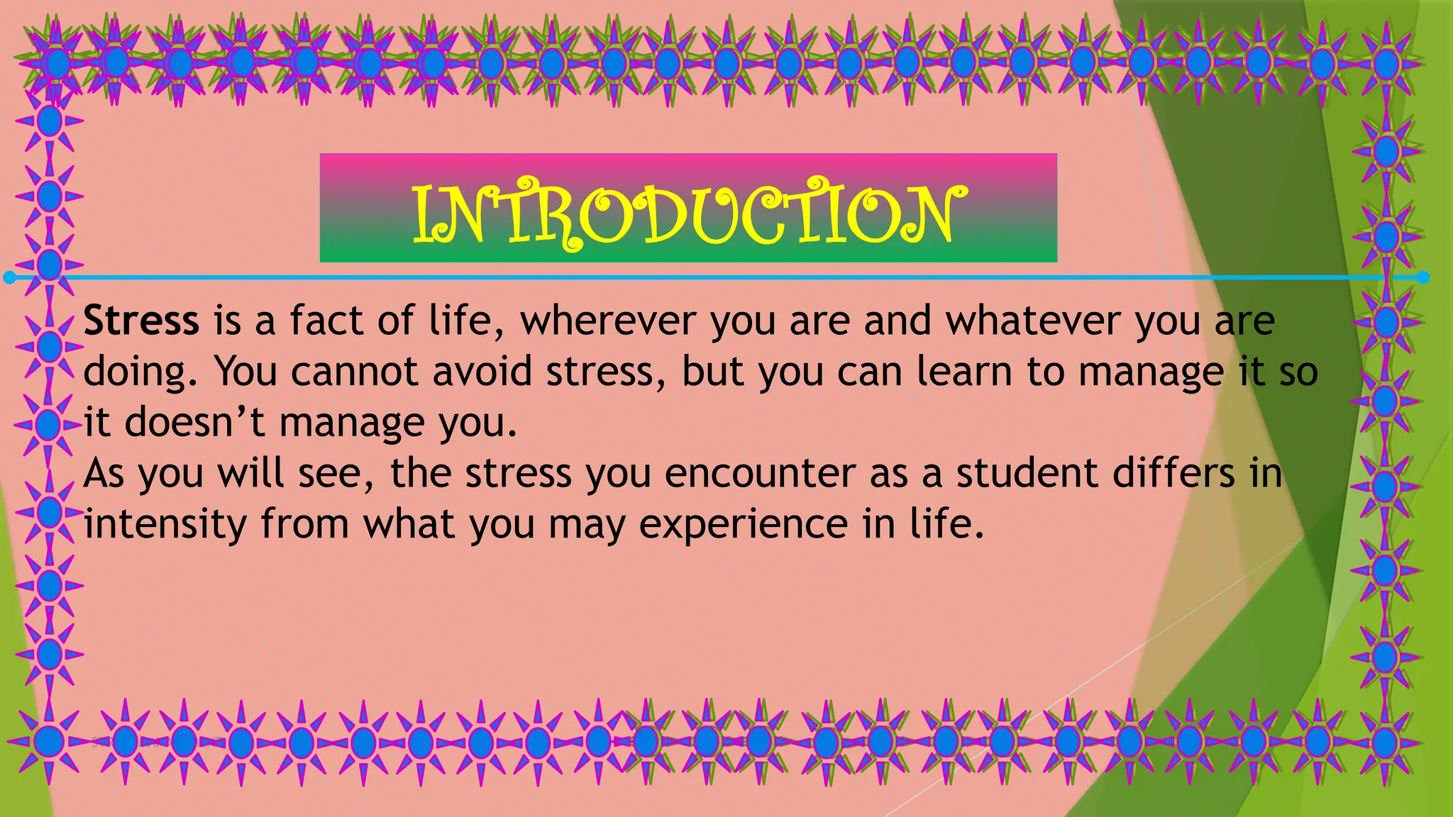 Introduction to stress management presentation | PPTX | Mental Health ...