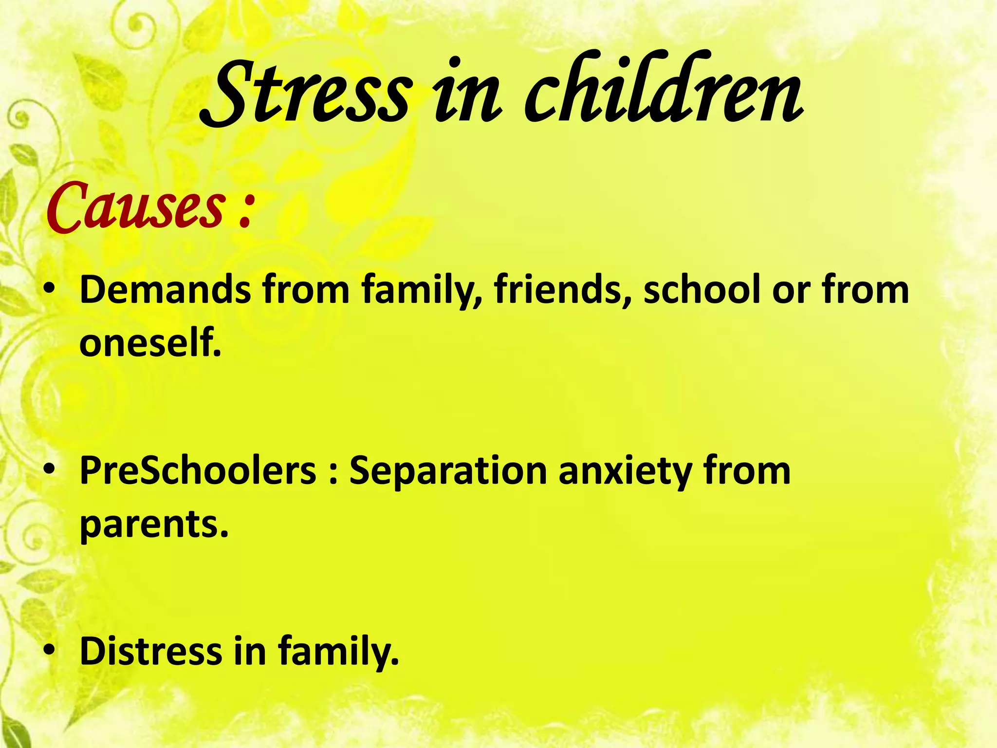 Stress management teachers | PPTX