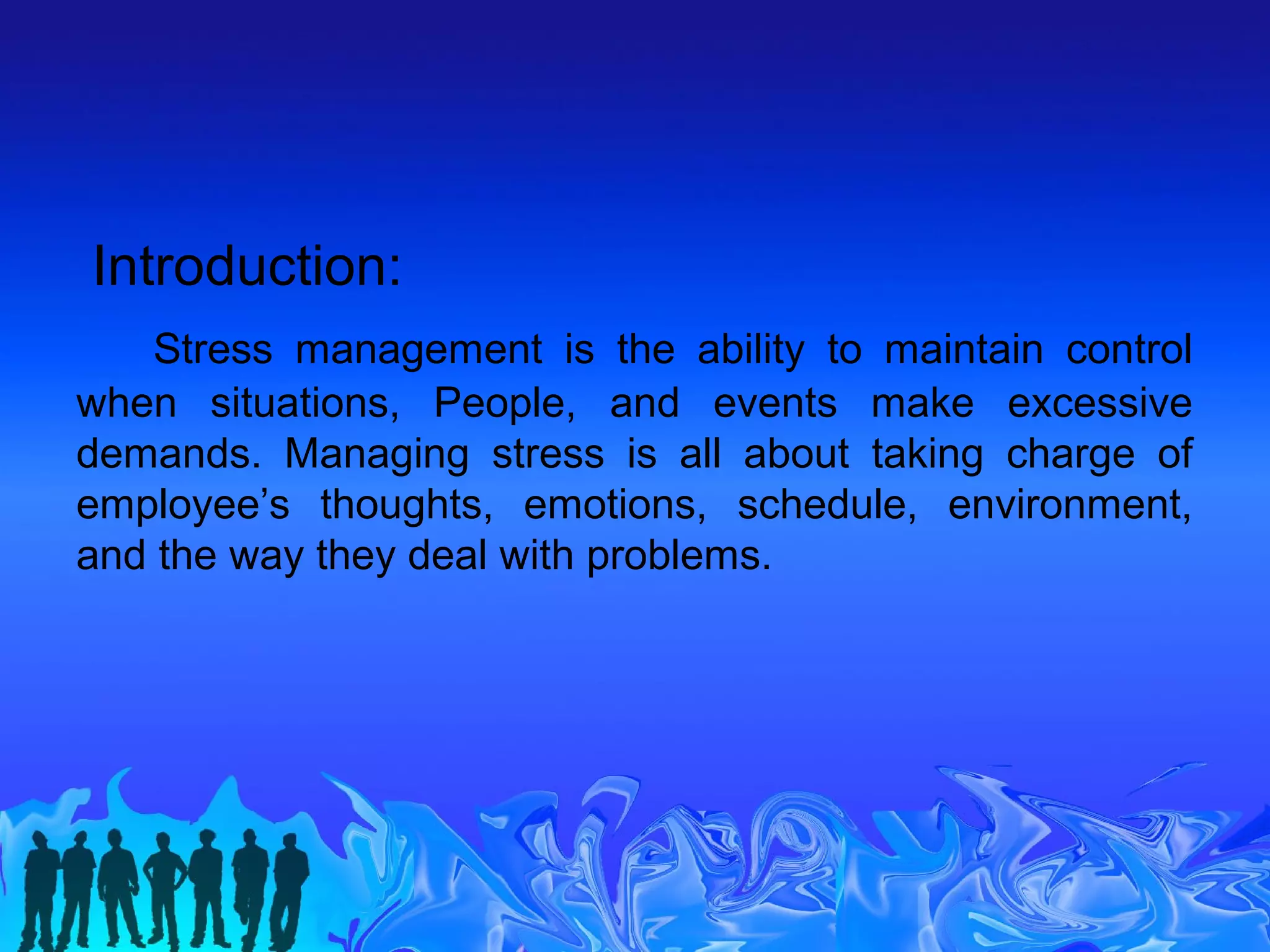 Stress management techniques | PPT
