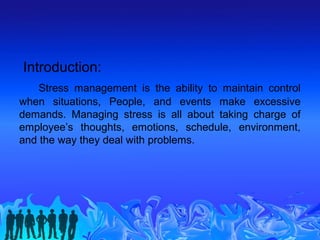 Stress management techniques | PPT