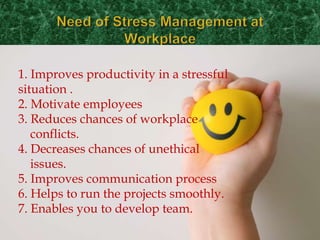 Stress management techniques | PPTX