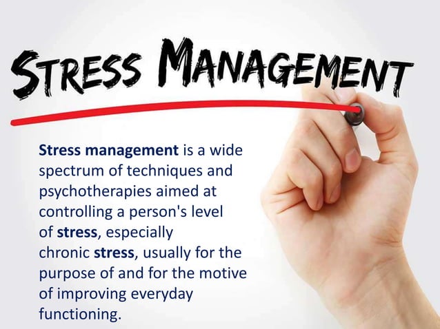 Stress management techniques | PPTX | Mental Health | Diseases and ...