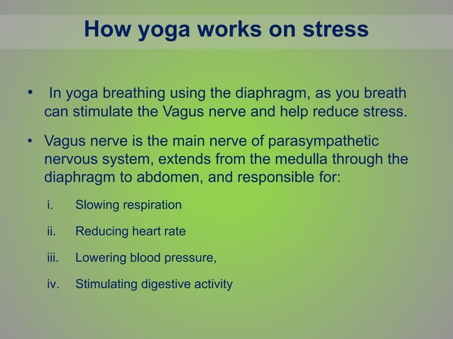 Stress management through yoga | PDF | Brain and Nervous System ...
