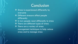 Stress Management Workshop | PDF