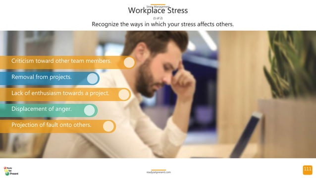 Stress Management (Comprehensive) PowerPoint Presentation 171 slides ...