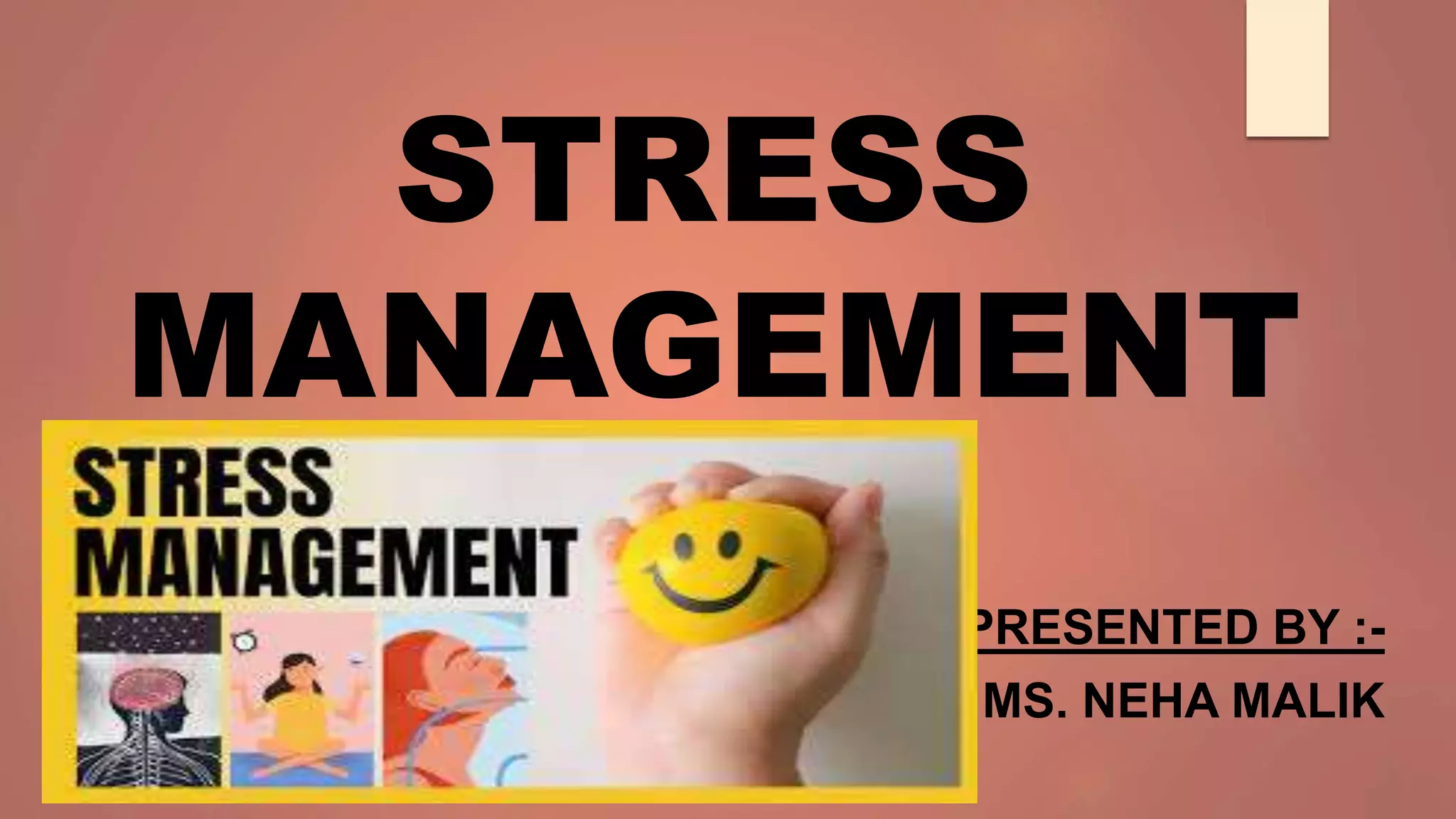 Stress management |Types of stress | PPTX