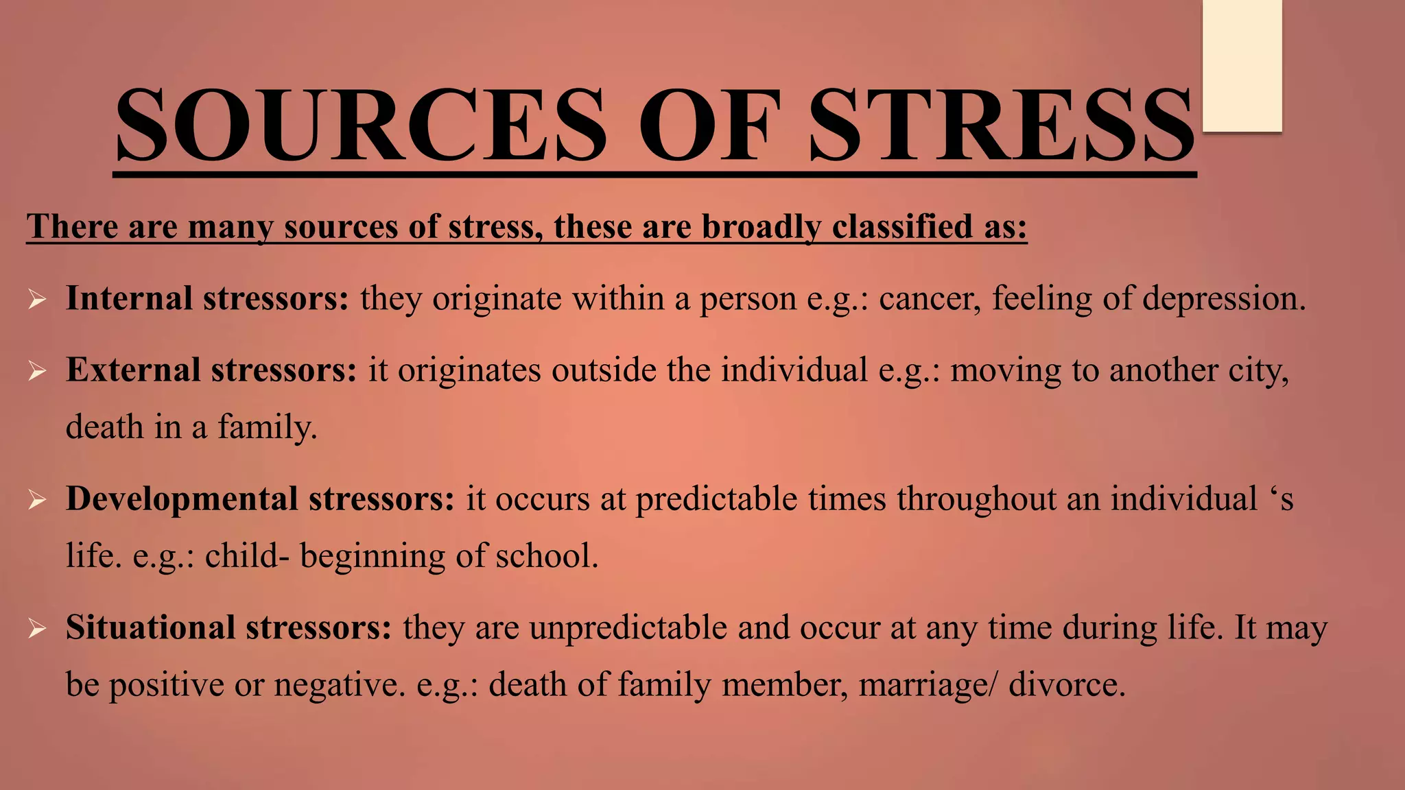 Stress management |Types of stress | PPTX
