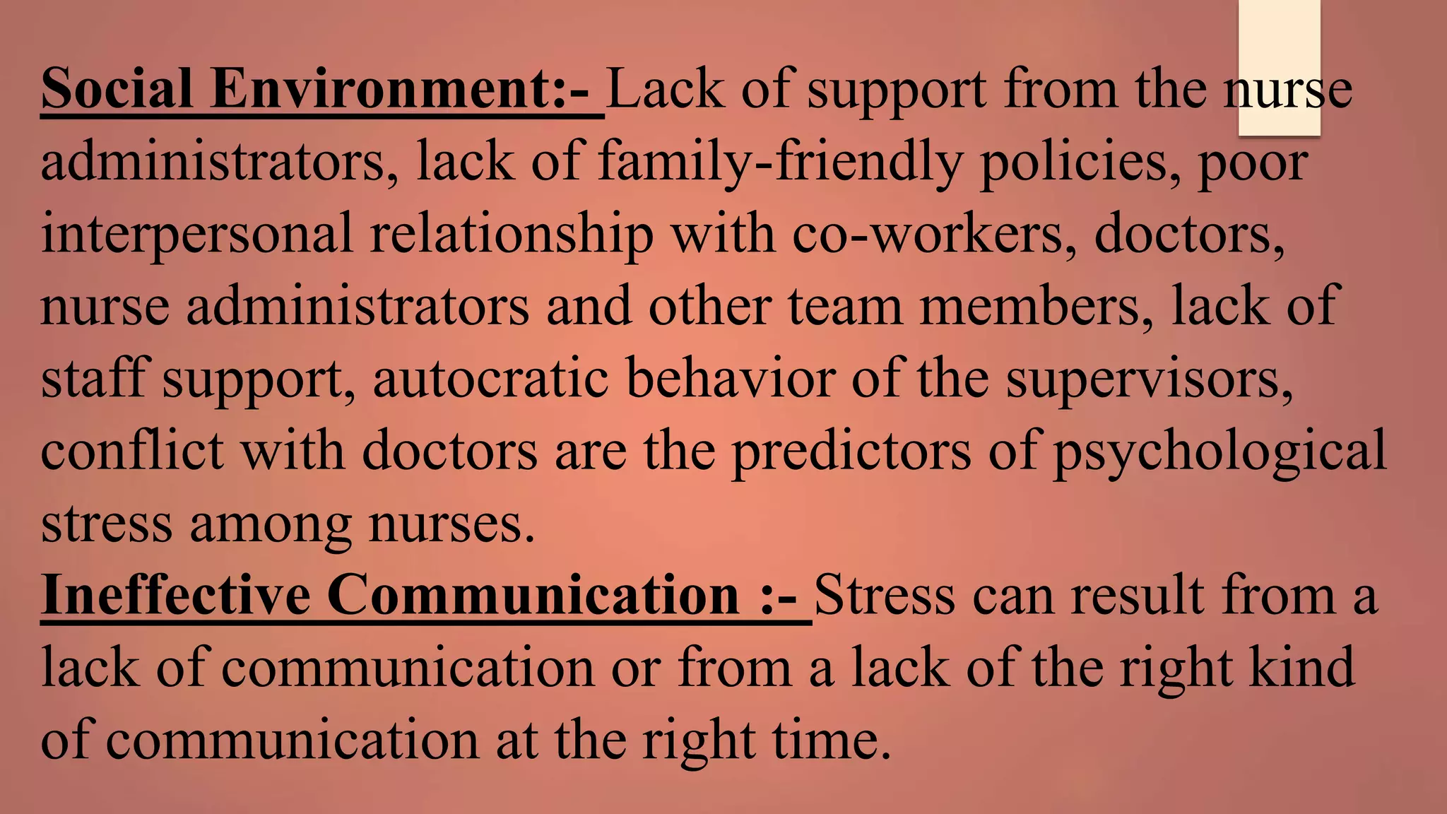Stress management |Types of stress | PPTX