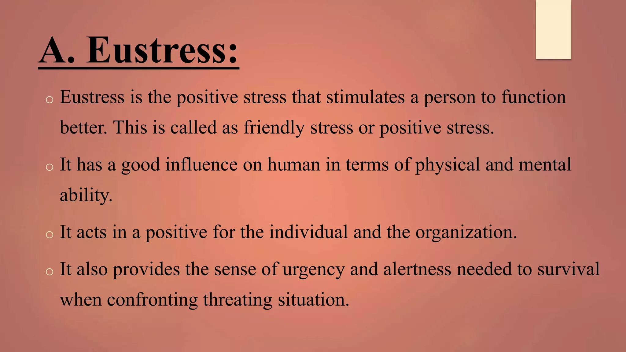 Stress management |Types of stress | PPTX