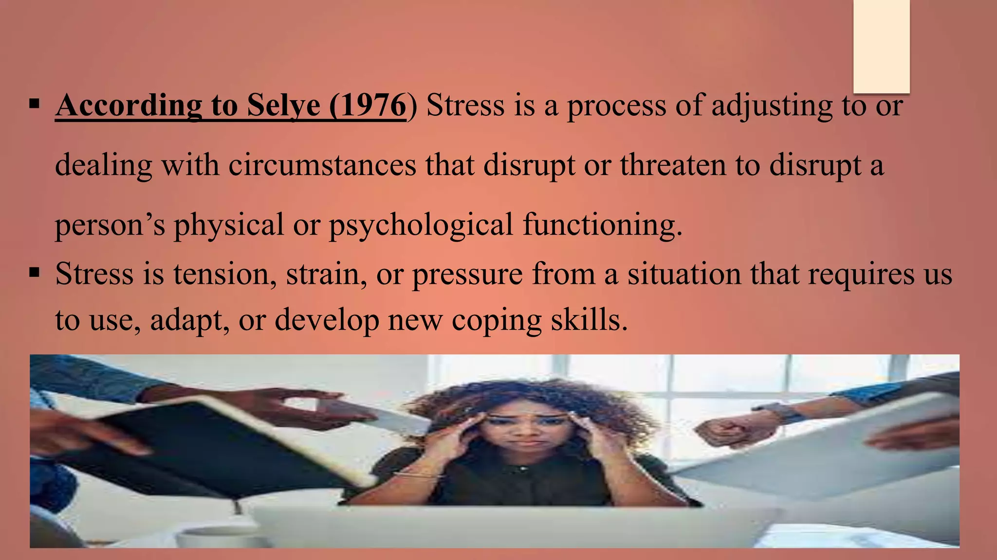 Stress management |Types of stress | PPTX