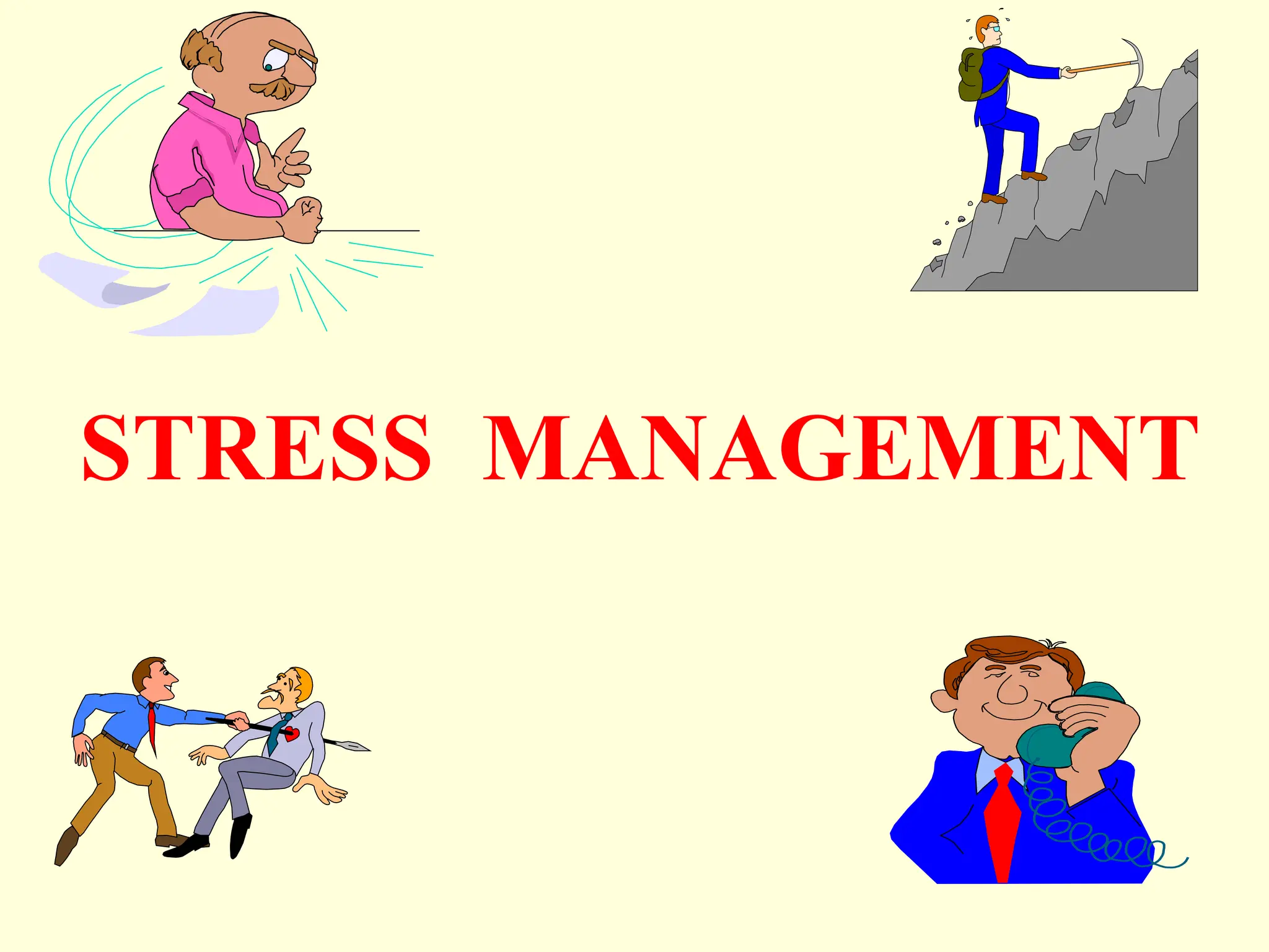 How to do Stress Management at work place | PPT