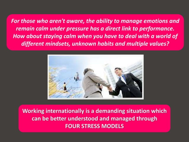 Stress models and international work | PPT