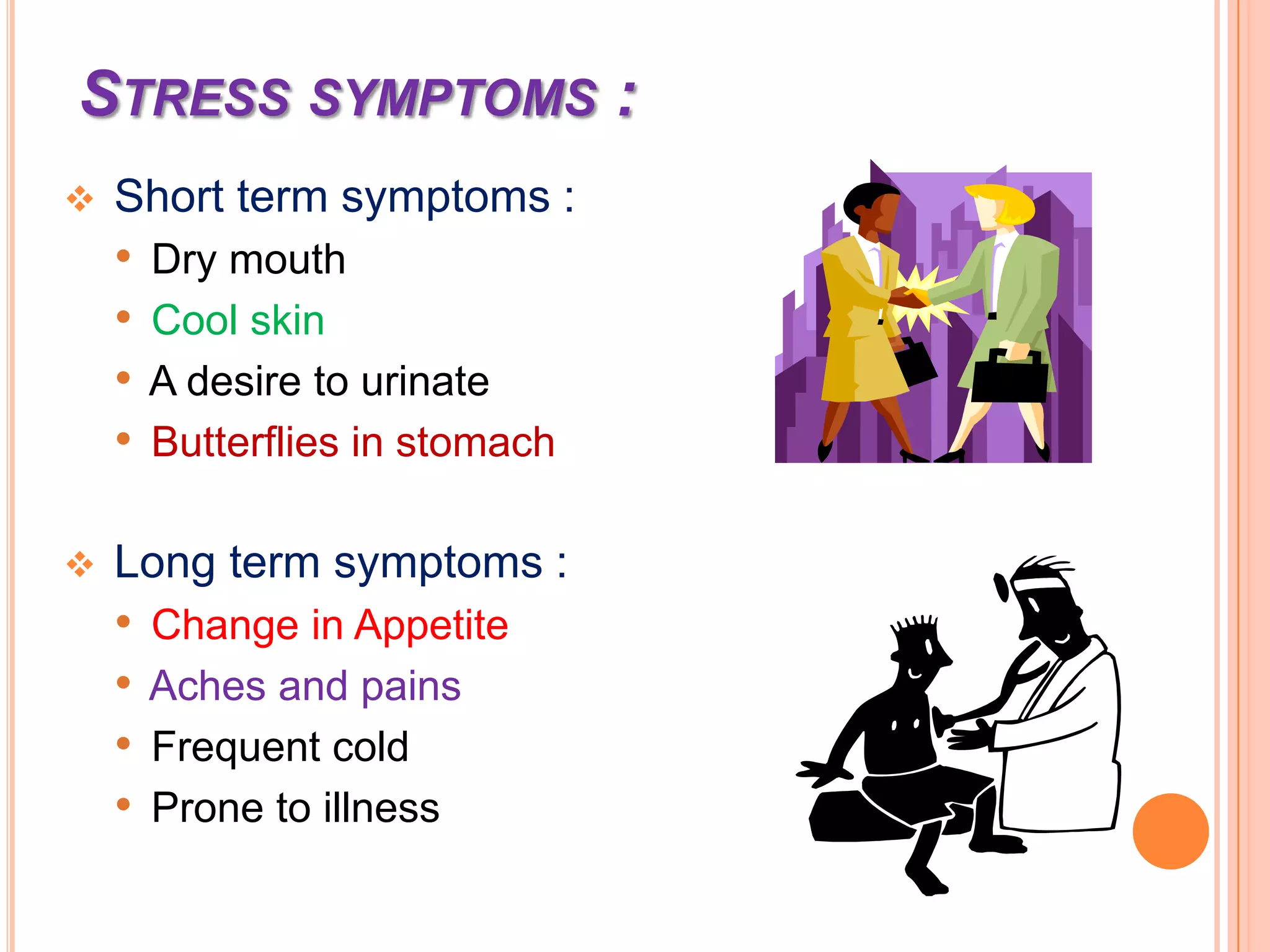 Stress on students and management | PPTX