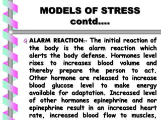 Stressors and illness | PPTX