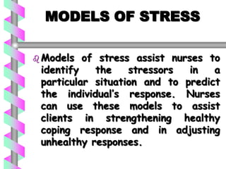 Stressors and illness | PPTX