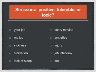 Stress physiology | PPTX