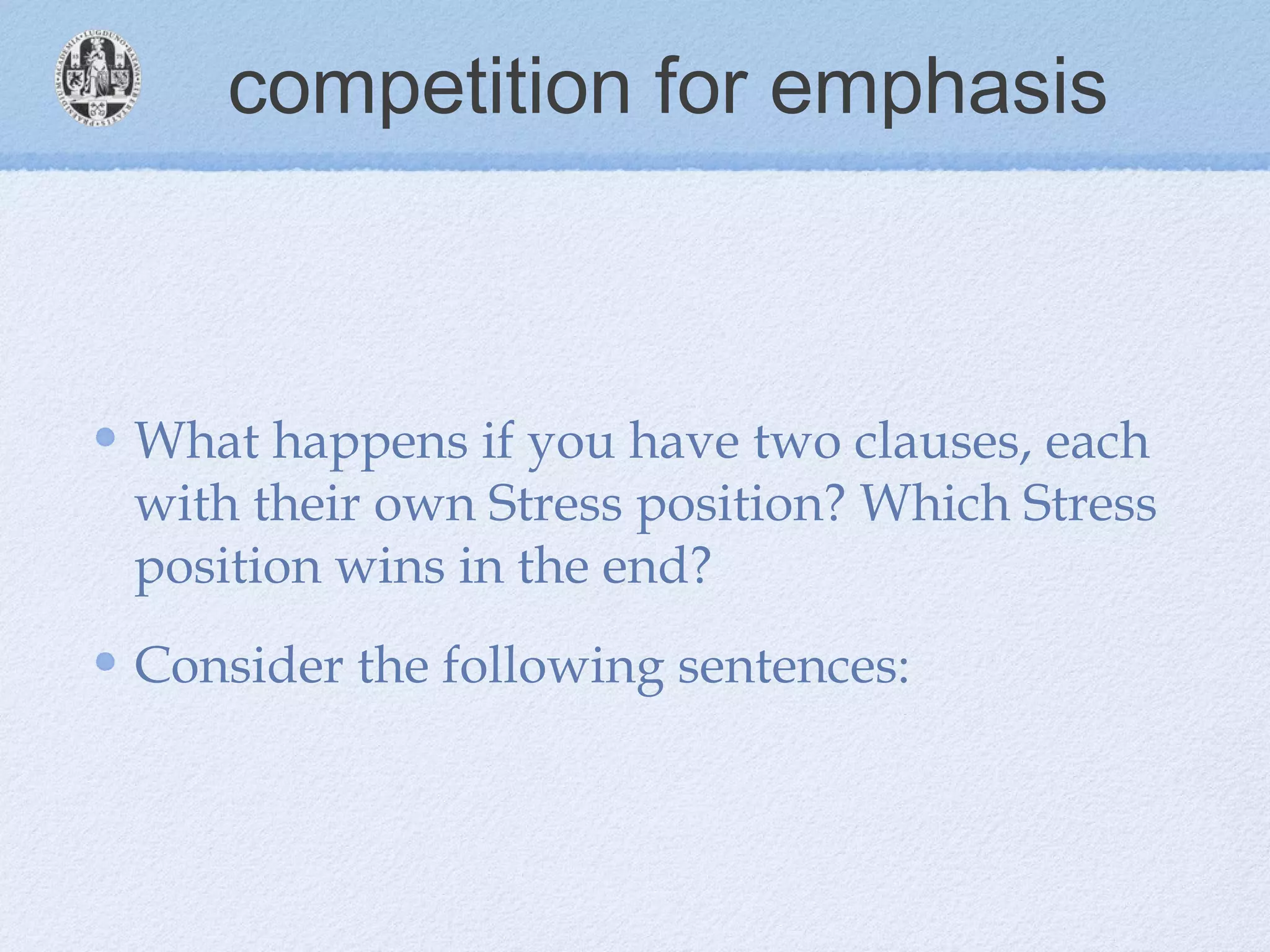 Stress positions | PPT