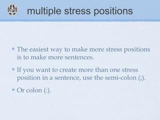 Stress positions | PPT