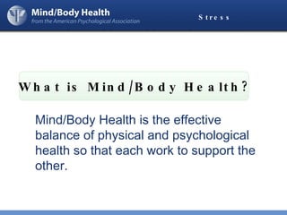 Stress power point | PPT