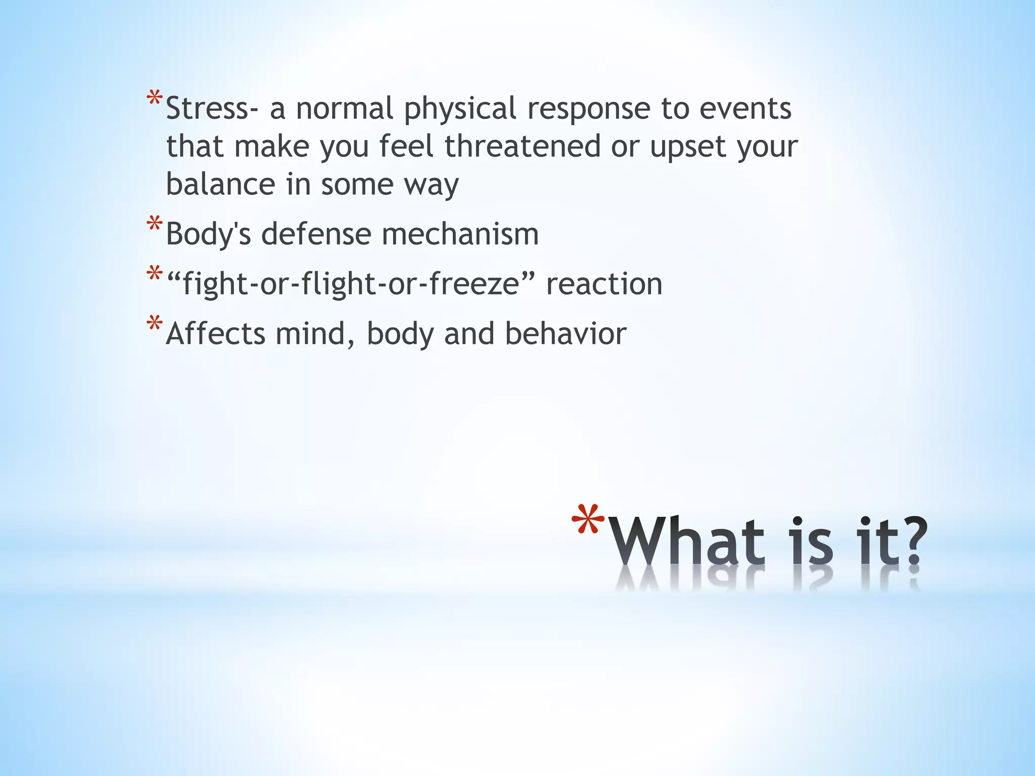 Stress powerpoint | PPTX
