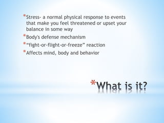 Stress powerpoint | PPTX