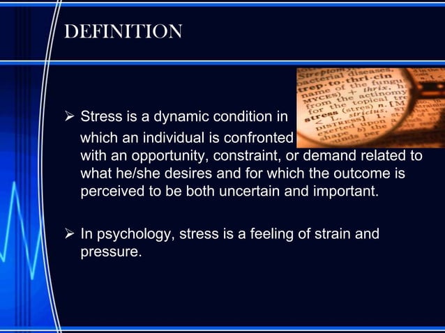 Stress - OB | PPTX | Mental Health | Diseases and Conditions
