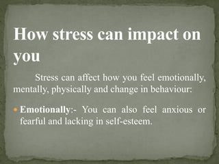 Stress presentation | PPT