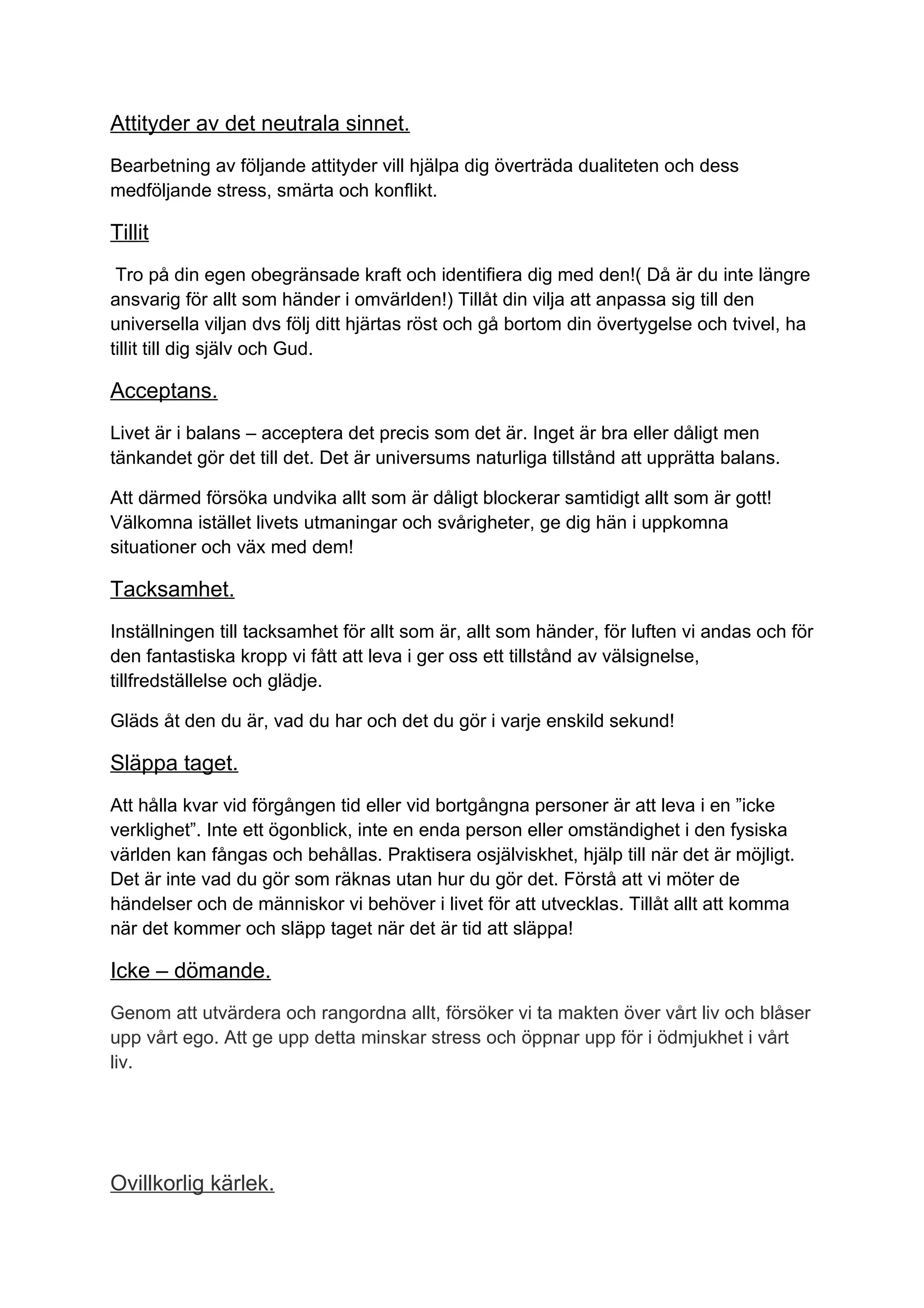 Stress reduction & inner peace part 1 | DOC