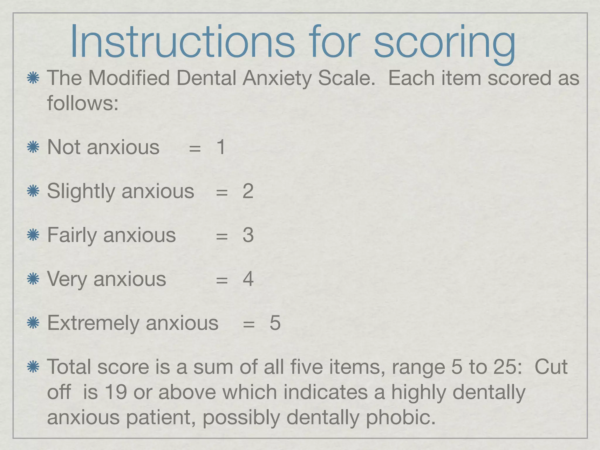 Stress reduction protocol in dentistry 2013 | PDF