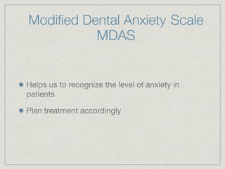 Stress reduction protocol in dentistry 2013 | PDF