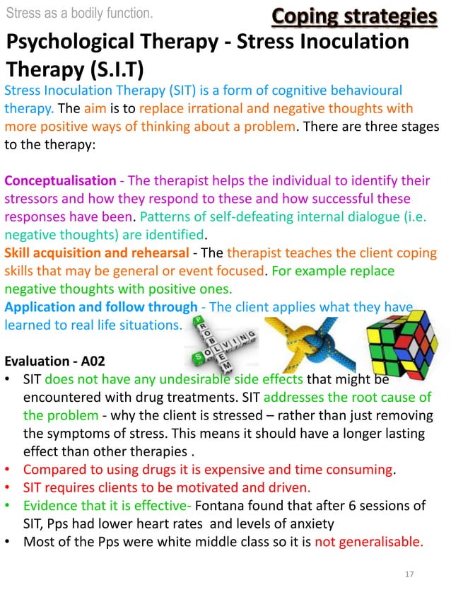 AQA ALevel Psychology A Unit 2 Stress revision guide | PDF