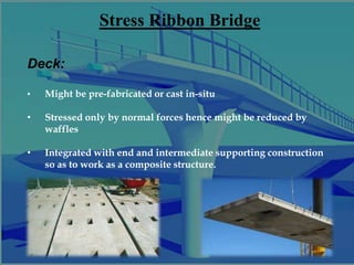Stress ribbon bridge | PPTX