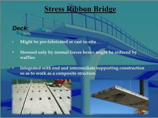 Stress ribbon bridge | PPTX