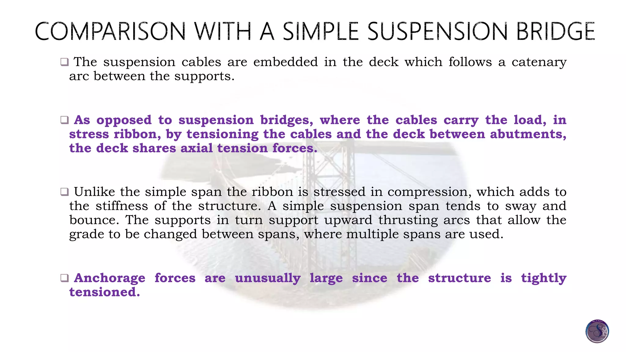 STRESS RIBBON BRIDGE | PPTX