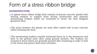 STRESS RIBBON BRIDGE | PPTX