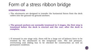 STRESS RIBBON BRIDGE | PPTX